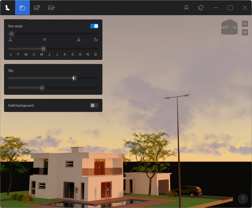 Lumion View Editor for Revit (Win): Environment: Sun, Sky and ...